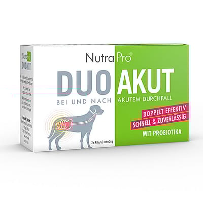 Datumvoordeel (op=op) NutraPro Duo Akut Diarree Hond 18 sachets | 20318